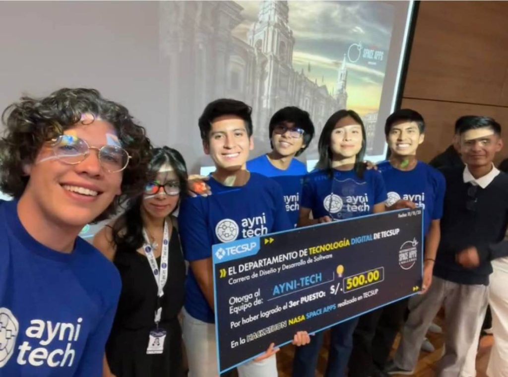 NASA Space Apps Challenge: Alumnos San Pablo, los únicos universitarios ...